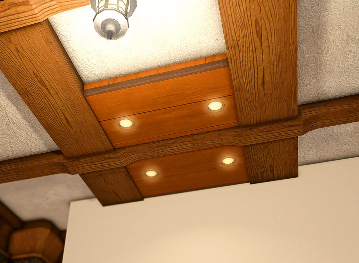 ダウンライト・ウッドロフト｜Luminous Wooden Loft | HOUSING ITEM for FF14